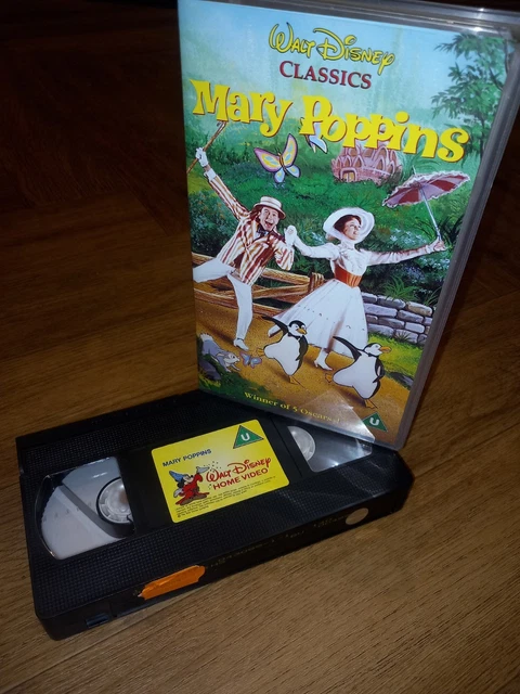 WALT DISNEY CLASSIC Mary Poppins Vhs Pal Video Good Condition For Age £ ...