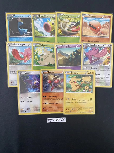 CARTE POKÉMON 11 Co/Unco Différent / XY Poings Furieux / BE-TBE-EXC FR ...