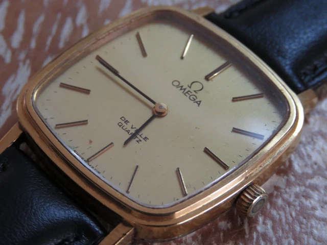 VINTAGE OMEGA DE Ville Quartz 'TV Dial' $47.00 - PicClick AU