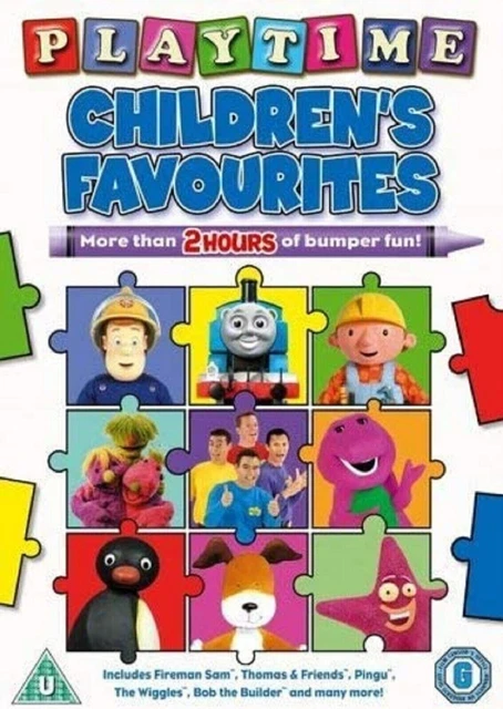 CHILDREN'S FAVOURITES PLAYTIME DVD KIDS POPULAR TV PROGRAMMES Animation ...