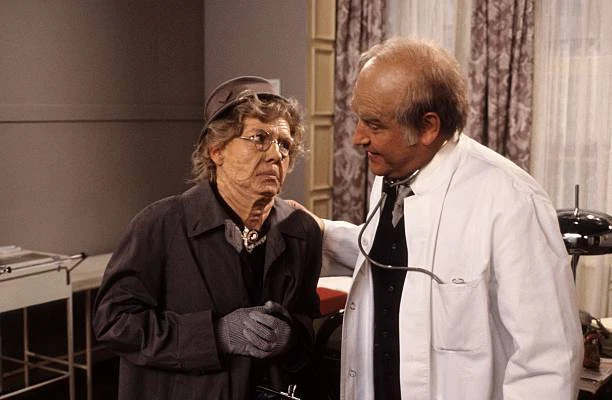 DIETHER KREBS, IRIS Berben, ARD-Comedy-Show Sketchup, Munche - 1985 Old ...