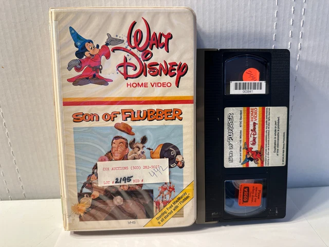 WALT DISNEY HOME Video Son of Flubber B&W VHS - Uscita Disney anni '80 ...