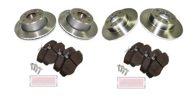 LAND ROVER DISCOVERY 2 Td5/V8 - Front & Rear Brake Discs, Borg & Beck ...