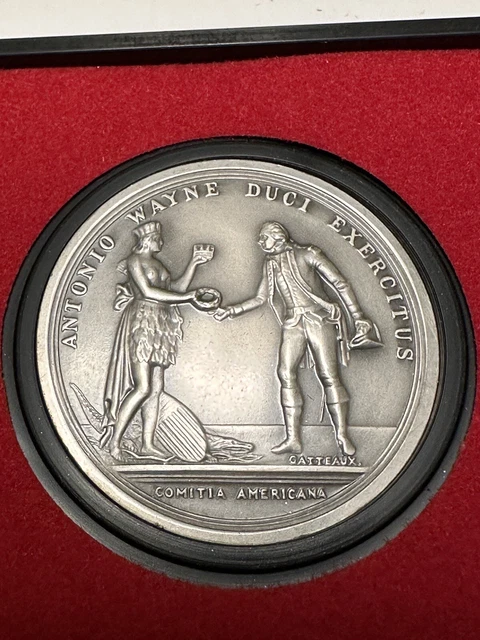 U.S. MINT GENERAL Anthony Wayne America's First Medal Pewter Coin w ...
