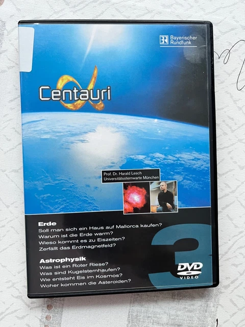 ALPHA CENTAURI ERDE Astrophysik Lesch Eiszeit Roter Riese Kosmos Asteroiden DVD EUR 5,00 ...