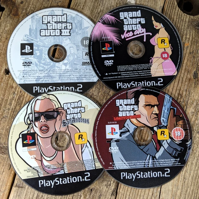 GRAND THEFT AUTO/GTA Bundle: III/Vice City/San Andreas/Liberty (PS2 ...