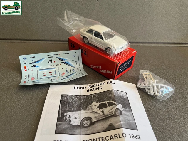 FORD ESCORT XR3 Monte Carlo Top 43 1/43 Unassembled Model Car Kit £34. ...