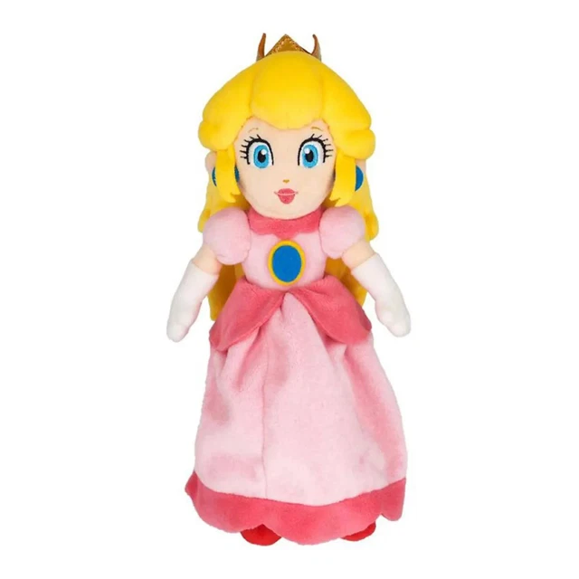 NINTENDO SUPER MARIO Princess Peach Plush 26cm Soft Toy Official £19.99 ...