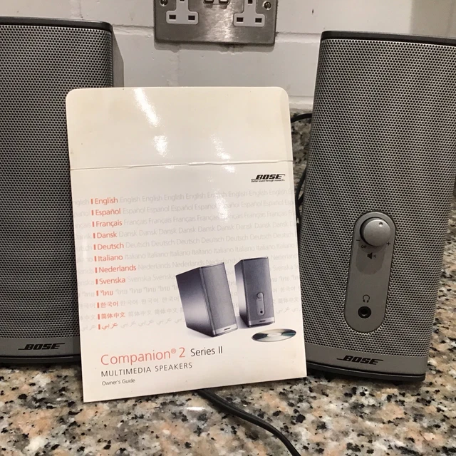 BOSE COMPANION 2 Series II MultiMedia Speaker System £20.00 - PicClick UK