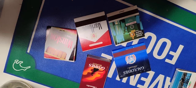 LOT ANCIENNE BOITE d'Allumette Cigarettes Cigare Marlboro Camel ...