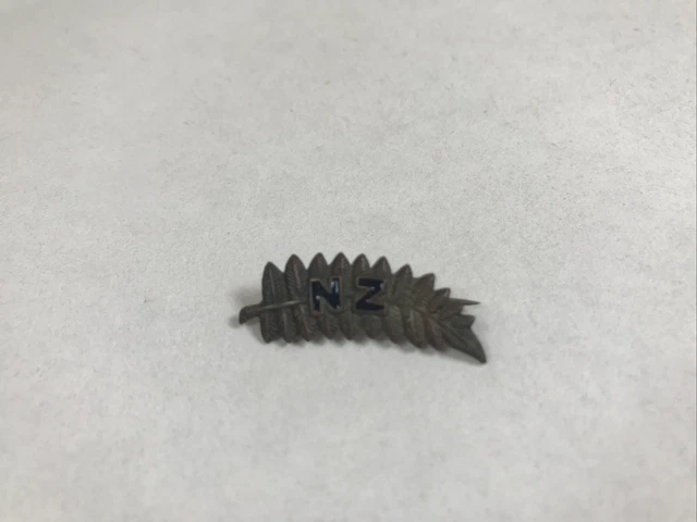 RARE ANTIQUE NEW Zealand Badge Silver Fern Army Nursing Service Corps ...