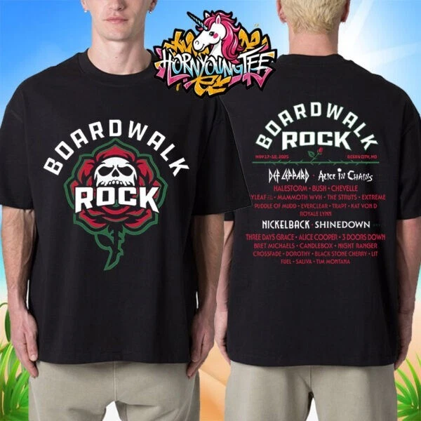 BOARDWALK ROCK FESTIVAL 2025 In Ocean City MD On May 17-18 2025 shirt KV33113 $39.00 - PicClick CA