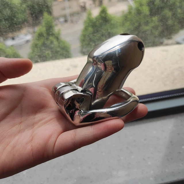 MALE EDELSTAHL PENISKÄFIG mit Tube Keuschheitskäfig Penisrohr Flat Chastity Cage EUR 22,48 ...