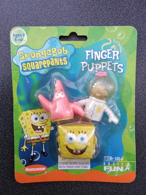 ACTION FIGURE - SPONGEBOB Squarepants e FINGER PUPPETS - BASIC FUN EUR ...