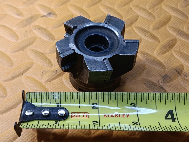SANDVIK 4& INDEXABLE Face / Shell Mill 45° RA245-102R38-12L 1½" Pilot ...