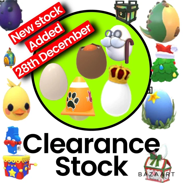 ROBLOX ADOPT ME EGG's - boxes - gifts - legendary and more - bundle for ...