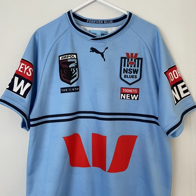 NSW STATE OF Origin Blues 2023 Jersey Home Rugby League - M Medium ...