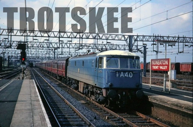 35MM SLIDE BR British Railways Electric Loco Class 81 E3003 Nuneaton ...