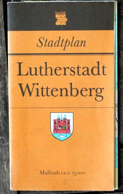 7207 CITY MAP WITTENBERG GDR 1:15000 1987 map + road directories £6.39 ...