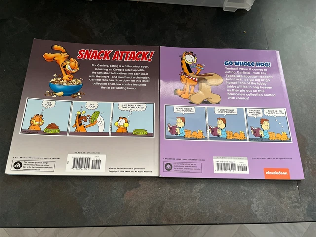 2 GARFIELD BOOKS His 65th Book And His 70th Book 1st Ed by Jim Davis ...