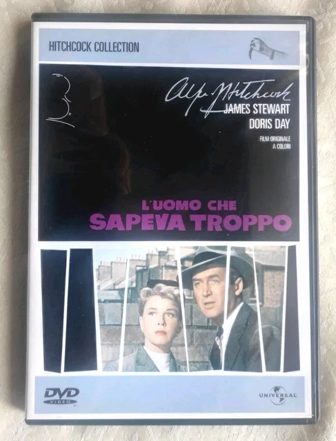 DVD L'UOMO CHE SAPEVA TROPPO Alfred Hitchcock James Stewart ****COME ...