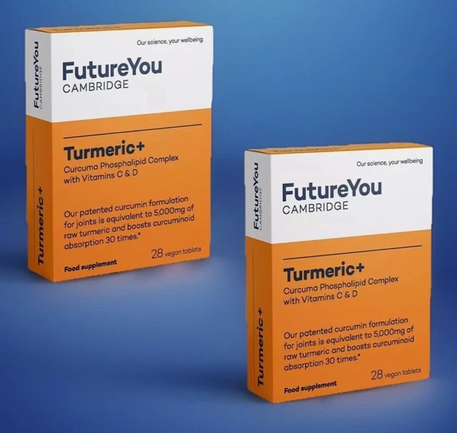 2 X FUTURE You Cambridge Turmeric+ Curcuma Complex Vitamin C(2x 28 ...