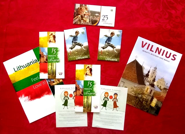 VISIT LITHUANIA LIETUVA Vilnius Tourism Travel Guide Maps Booklets ...