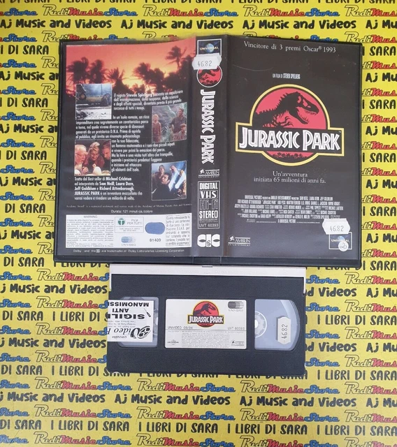 Vhs Film Jurassic Park 1994 Sam Neill Laura Dern Jeff Goldblum Cic