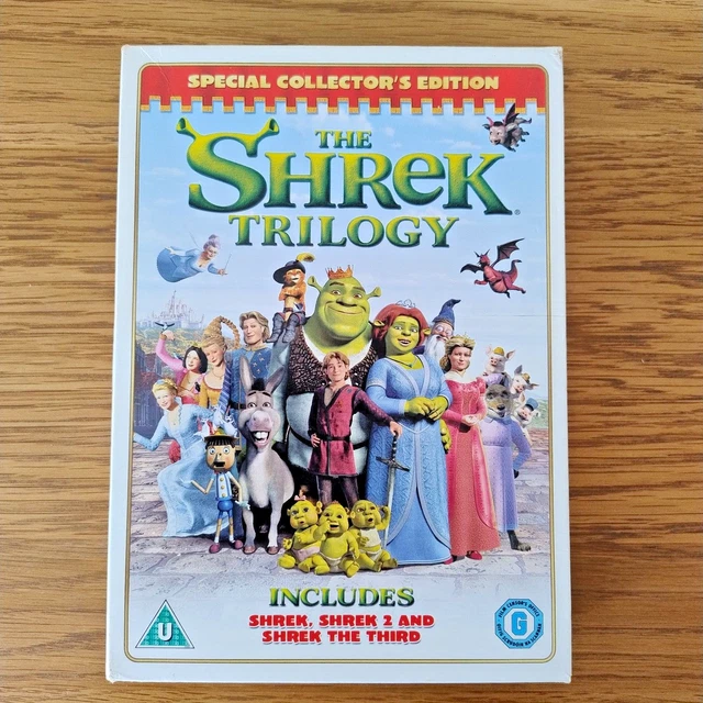 THE SHREK TRILOGY DVD Box Set Special Collector Ed. Shrek/Shrek 2/Shrek ...