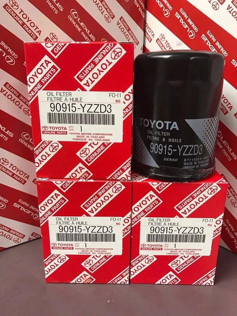 SET OF 4 Toyota Genuine OEM Oil Filter 90915-YZZD3 Sequoia - 4Runner ...