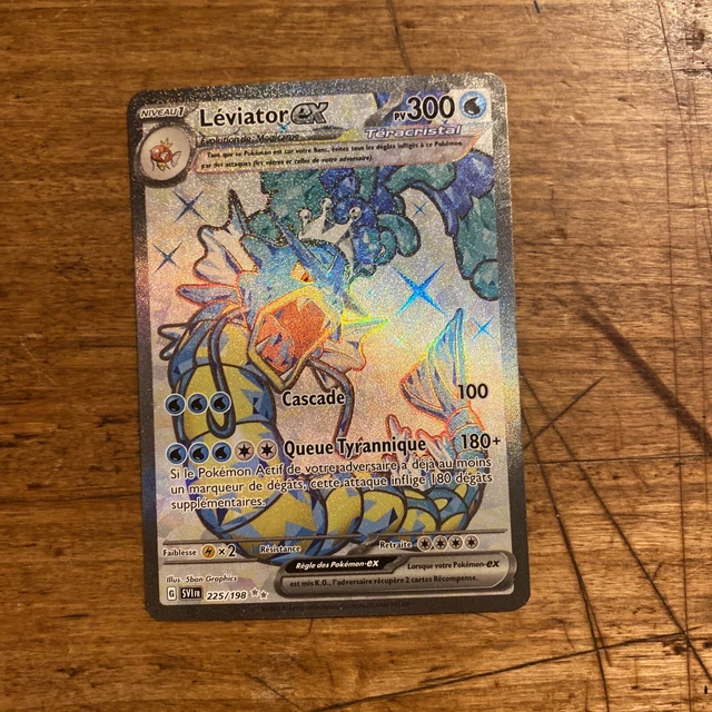 CARTE POKÉMON LEVIATOR EX Téracristal 225/198 Full Art EV1 NEUVE EUR 9 ...