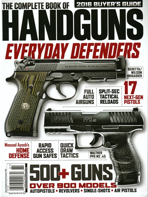 Complete Book Of Handguns 2016 Buyers Guide 500 Guns Free