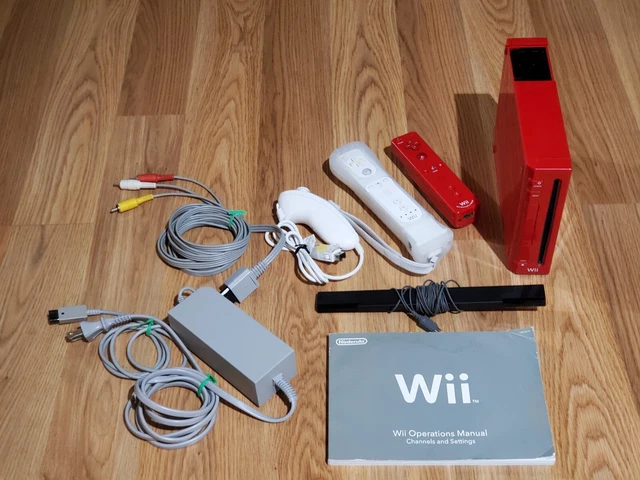 NINTENDO WII SUPER Mario Bros 25th Anniversary Limited Edition Red ...
