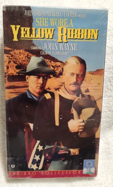 SHE WORE A Yellow Ribbon VHS Video John Wayne RKO Collection New ...