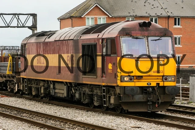 UK DIESEL TRAIN Railway Photograph Of Class 60 60022 Loco. Rm60-115 £1. ...