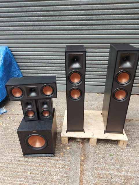 KLIPSCH 5.1 AV system HORN SPEAKERS ATMOS R625 fa, r52C,r41m, SPL100 £ ...