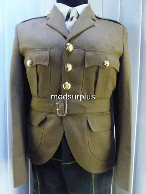 NEW SCOT SCOTTISH KILT WW2 STYLE FAD No2 Uniform Jacket tunic doublet ...