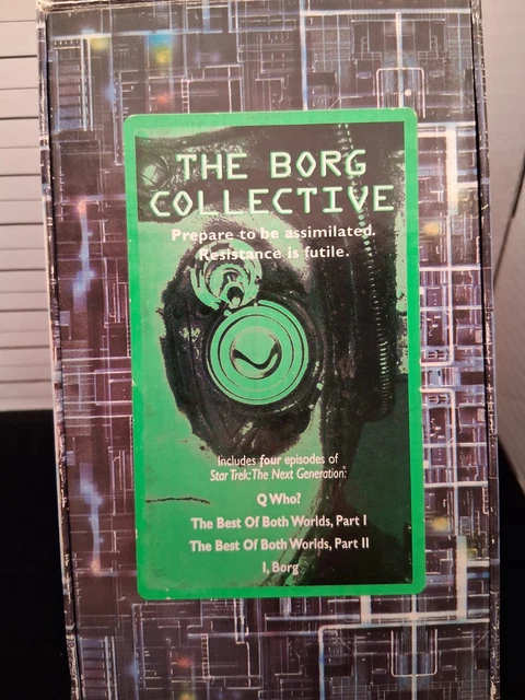 VTG 1996 VHS Star Trek The Next Generation The Borg Collective 4 Box ...