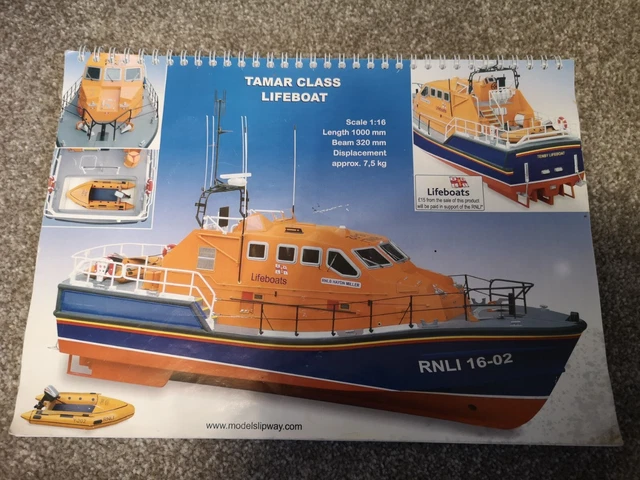 MODEL SLIPWAY TAMAR CLASS LIFEBOAT 1:16 SCALE KIT length 1000mm beam ...
