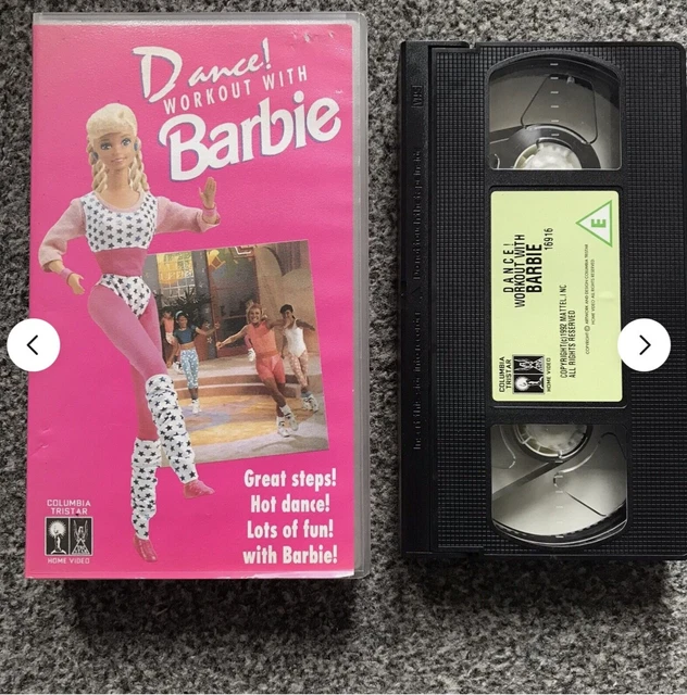 VINTAGE DANCE! WORKOUT With BARBIE Ken VHS Video 1992 Aerobic Exercise ...