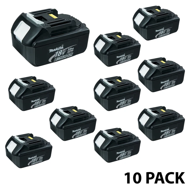 MAKITA 18V LXT Lithium Ion Bl1830B Batterie Authentique 3,0Ah - 10 Pack EUR 489,37 - PicClick FR