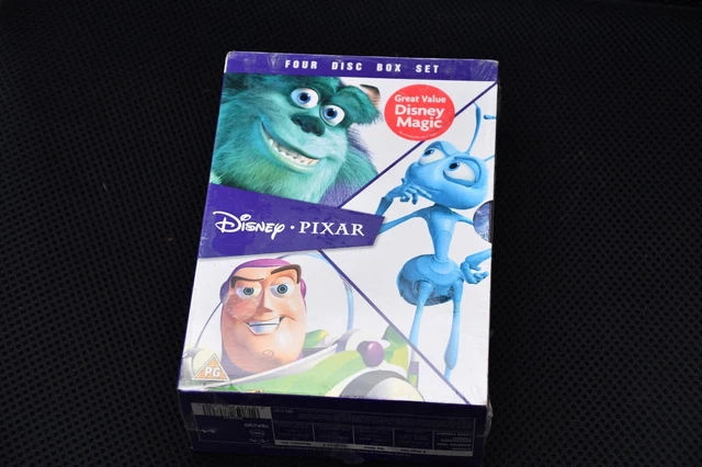 DISNEY PIXAR MOVIE Collection: DVD, 4-Disc Box Set New Sealed RARE £29. ...