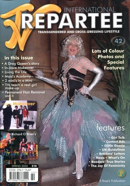 TV REPARTEE MAGAZINE No.42 - Transvestite Lifestyle £3.20 - PicClick UK