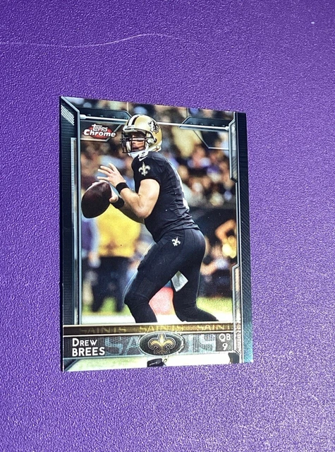 DREW BREES 2014 Topps chrome mini variante noire EUR 1,86 - PicClick FR