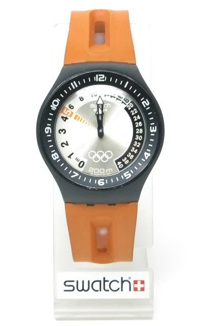 OROLOGIO SWATCH FUN scuba professional diver 200 meter climbing lobster ...