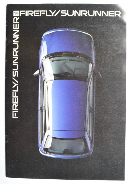 1995 PONTIAC FIREFLY / Sunrunner Dealer Brochure - French - Canada £9.80 - PicClick UK