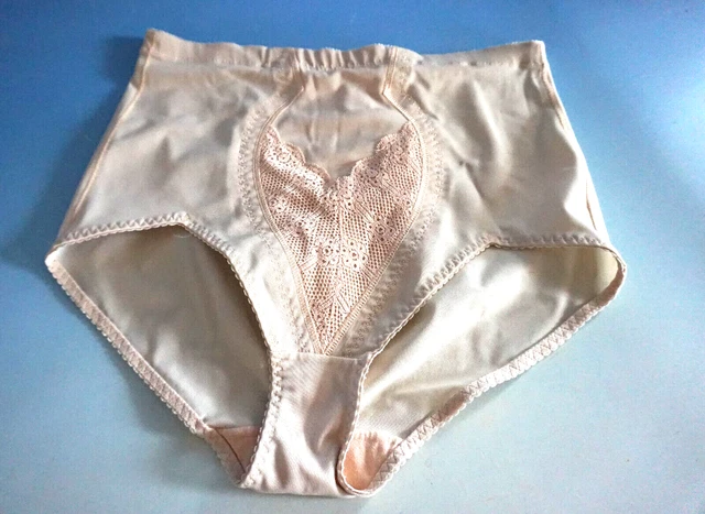 VINTAGE MIEDER SLIP Miederhose Hose haut skin Gr. 95 wohl 50er Jahre ...