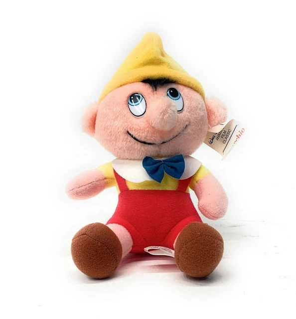 VINTANGE 1985 WALT Disney Animated Film Classic Pinocchio Stuffed Plush ...