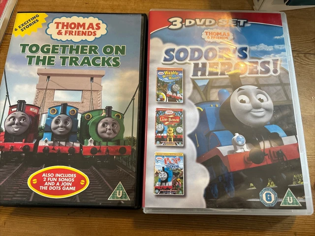 THOMAS THE TANK Engine And Friends 4 DVD Bundle Sodor’s Heroes £1.99 ...