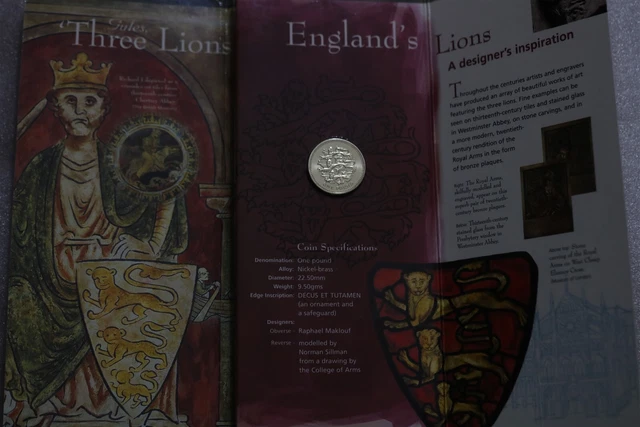 🧭 🇬🇧 UK Gb 1 Pound 1997 - 3 Lions In Folder B62 #115 $45.77 - PicClick CA